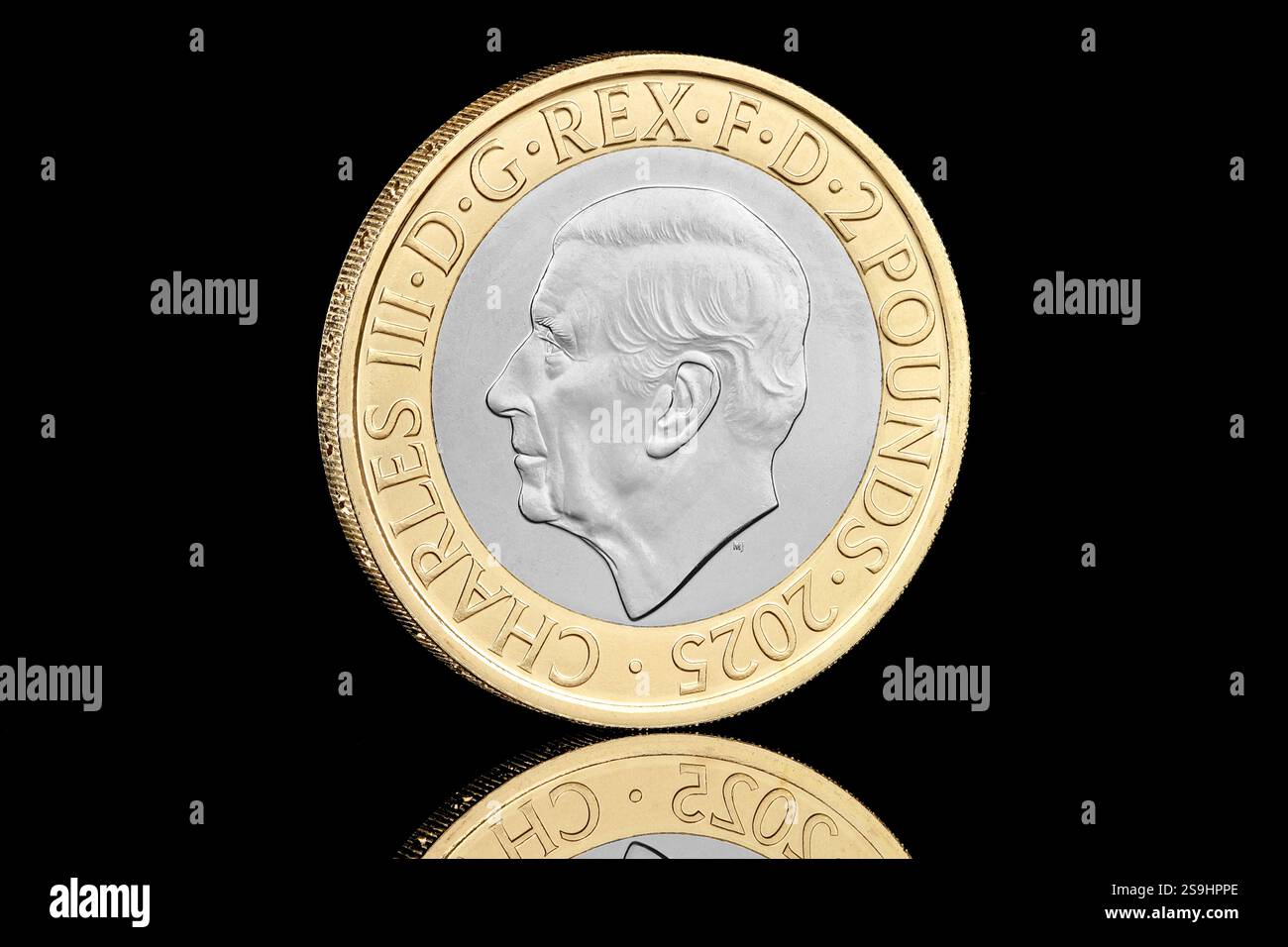 2025 United Kingdom Bimetallic two pound coin to commemorate the life ...