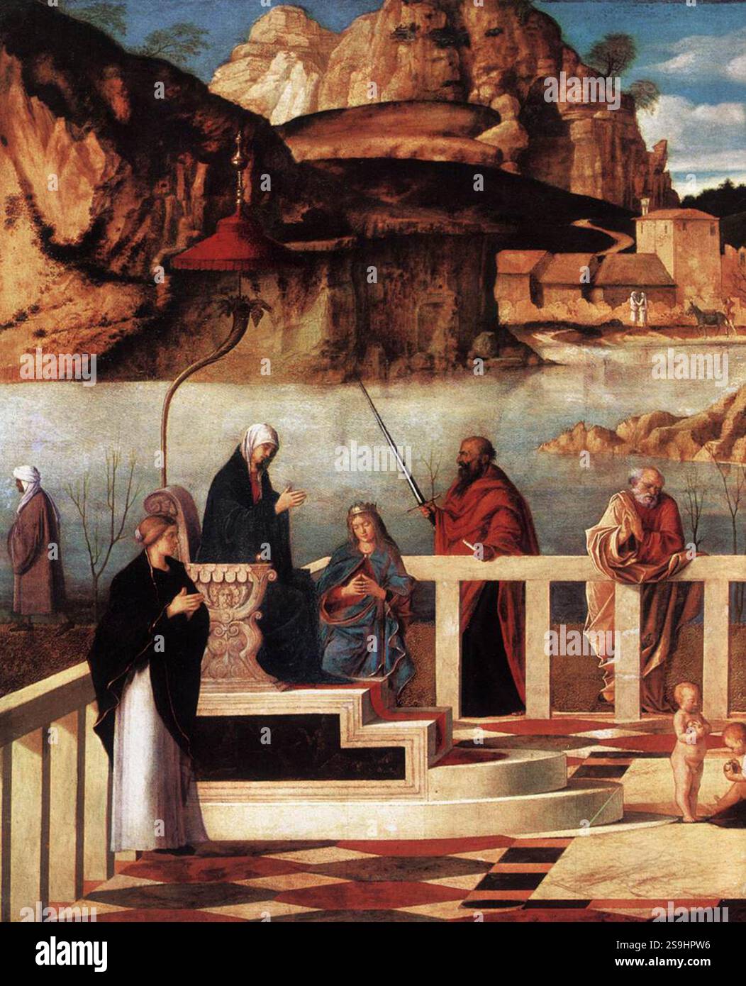 DETAIL of The Holy Allegory is a painting by the Italian Renaissance ...