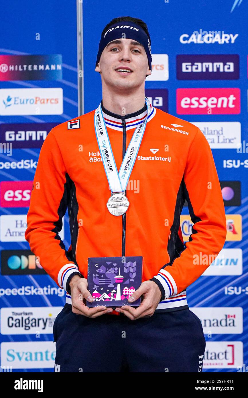 CALGARY, CANADA - JANUARY 26: Jenning De Boo of Netherlands competing ...