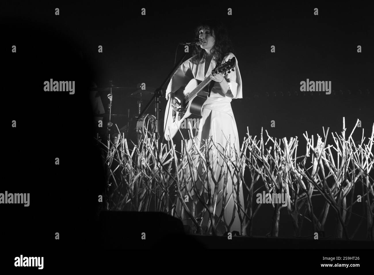 singer Sandra Merino performs in concert at Teatro Circo Price on ...