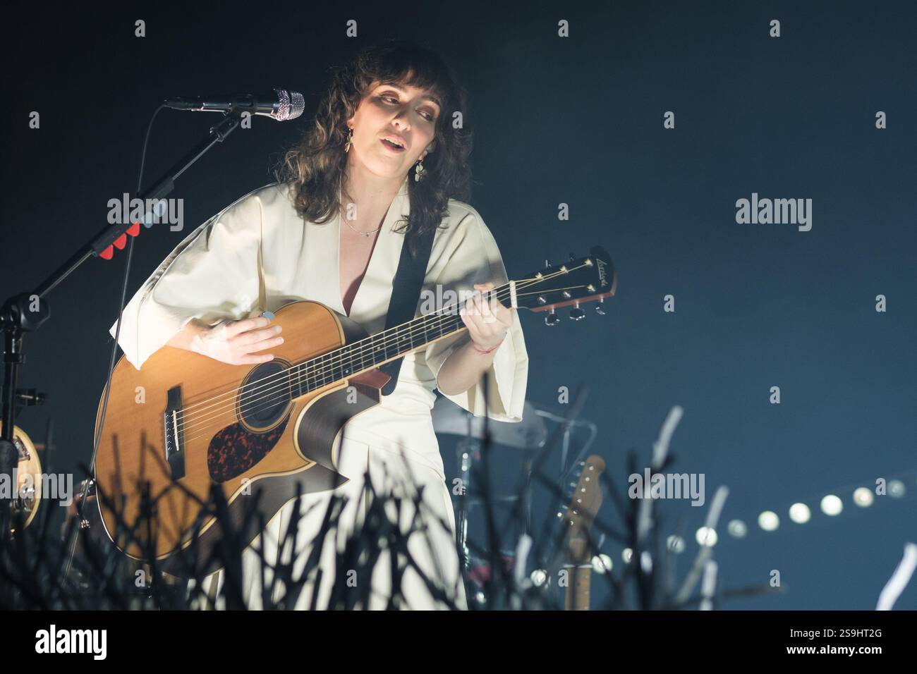 singer Sandra Merino performs in concert at Teatro Circo Price on ...