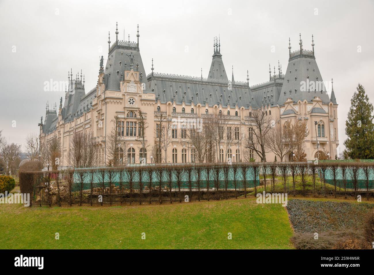 Palace of Culture in Iasi, Romania. Historic and emblematic building ...