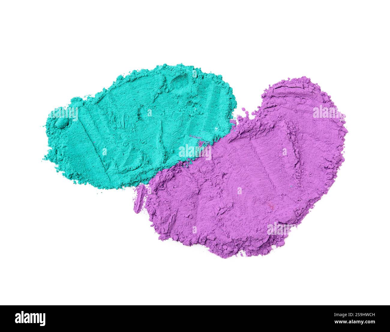 Color powder pigments isolated on white background Stock Photo - Alamy