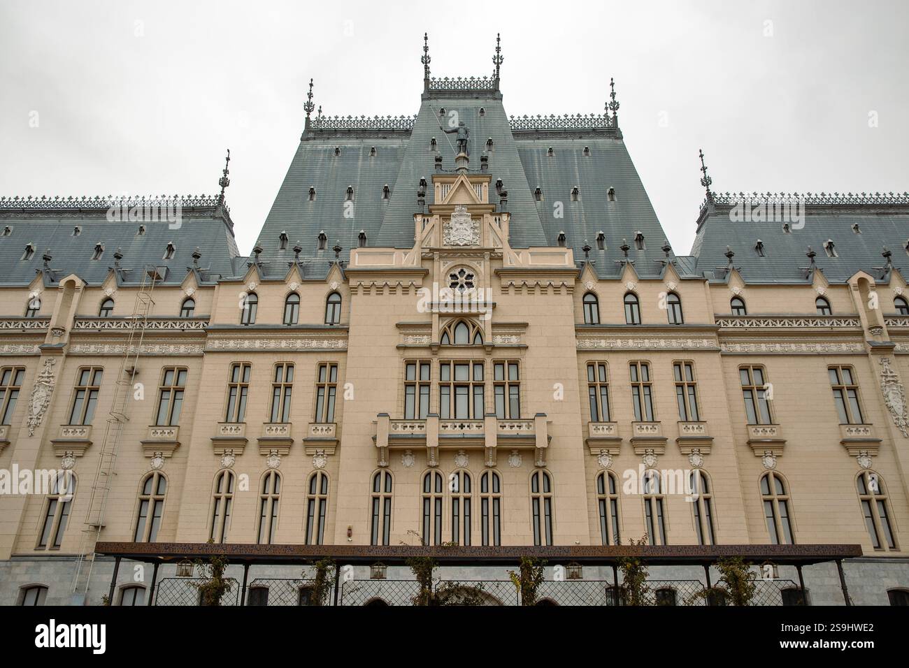 Palace of Culture in Iasi, Romania. Historic and emblematic building ...