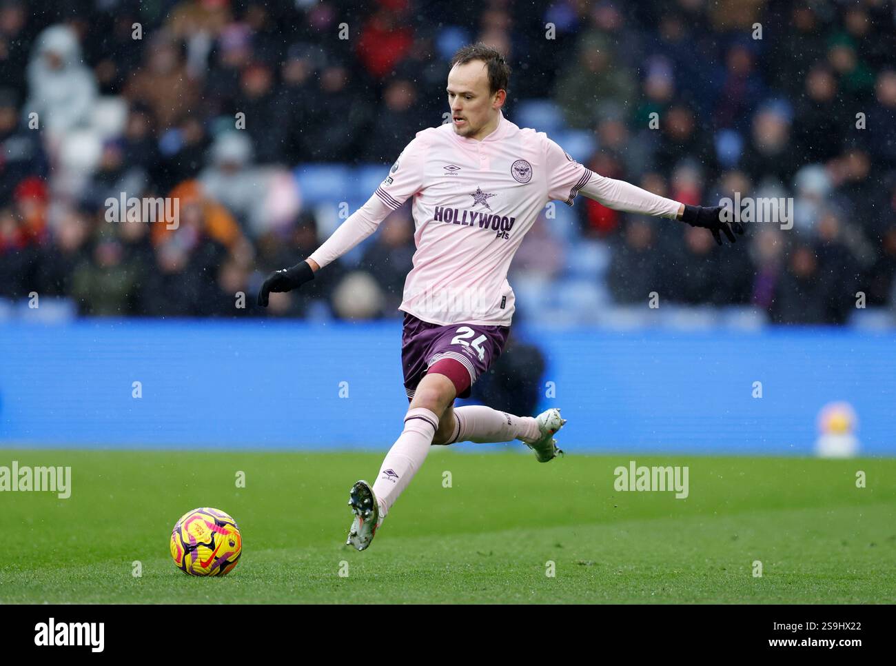 Brentford's Mikkel Damsgaard during the Premier League match at ...
