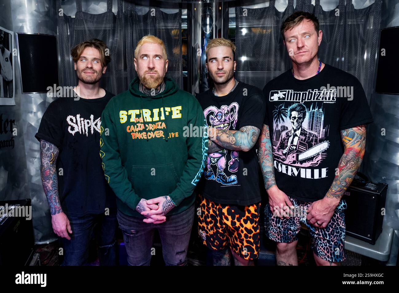 Matt Reinhard, left, Joe Cotela, Kyle Koelsch, and Alex Adamcik of DED ...