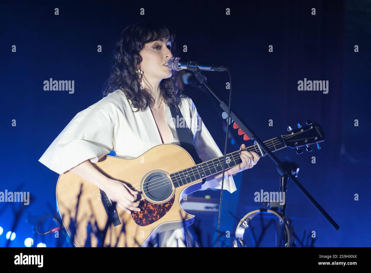 singer Sandra Merino performs in concert at Teatro Circo Price on ...
