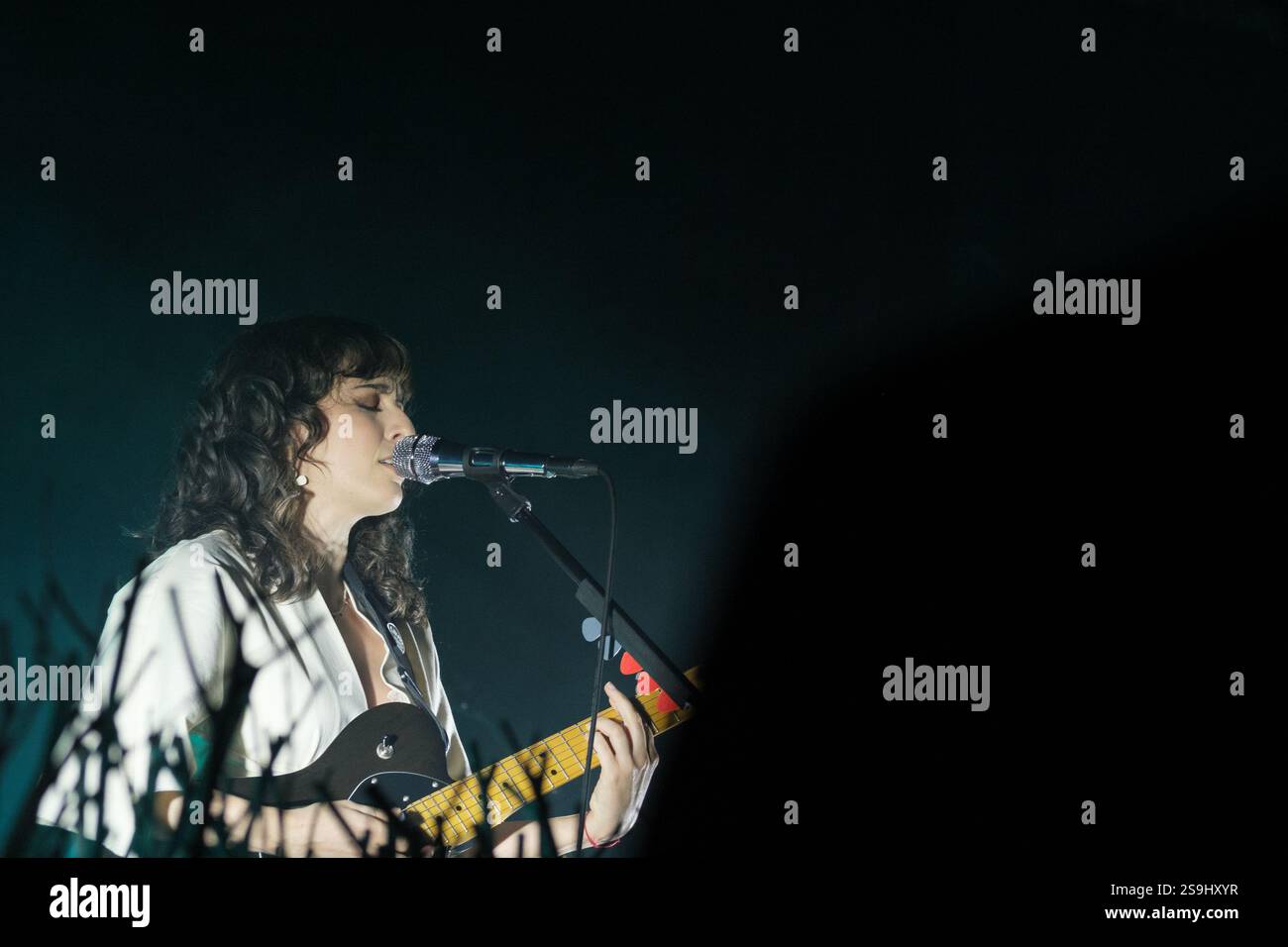 singer Sandra Merino performs in concert at Teatro Circo Price on ...