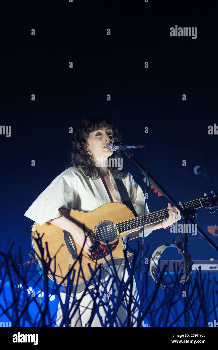 singer Sandra Merino performs in concert at Teatro Circo Price on ...