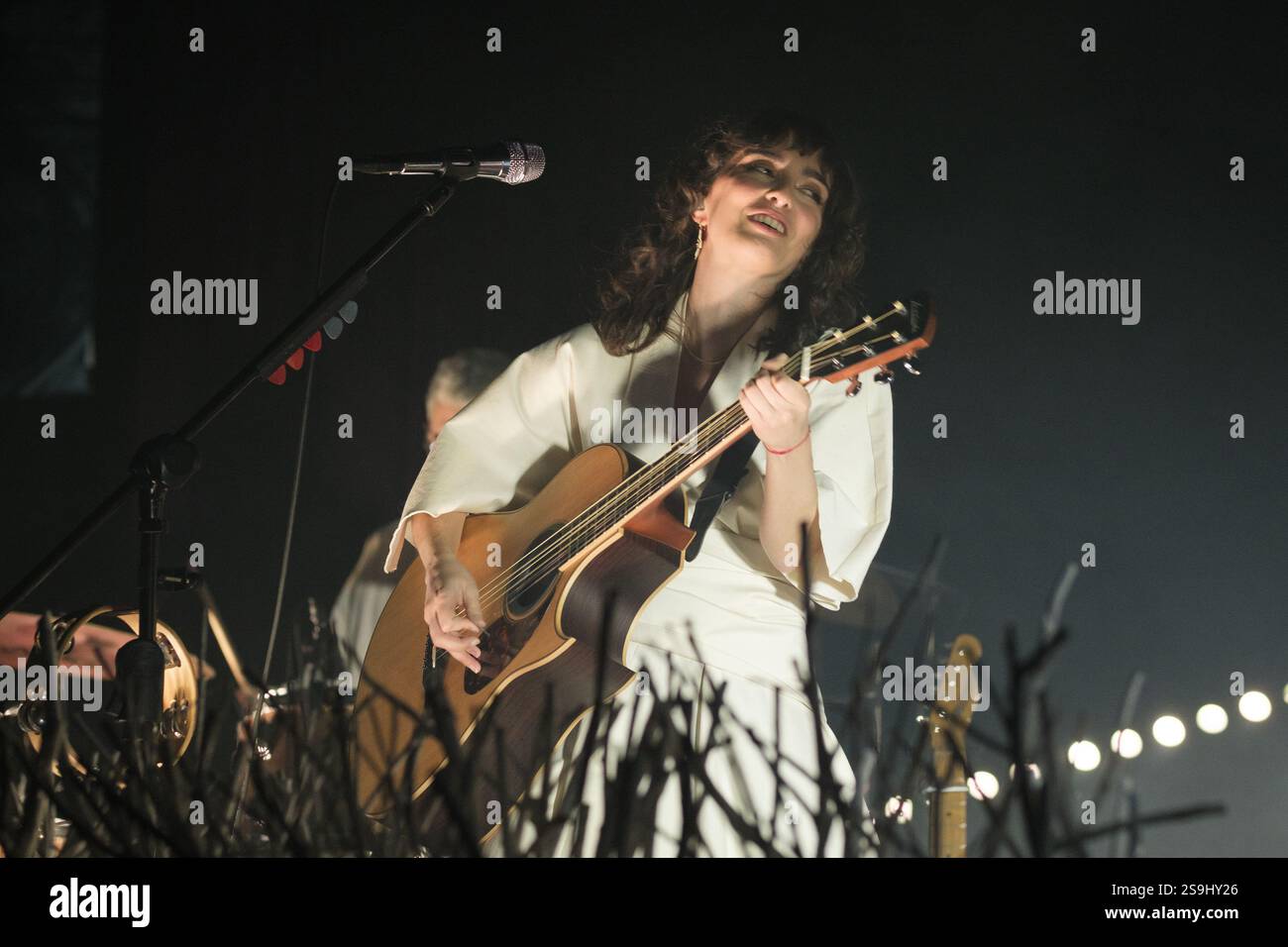 singer Sandra Merino performs in concert at Teatro Circo Price on ...