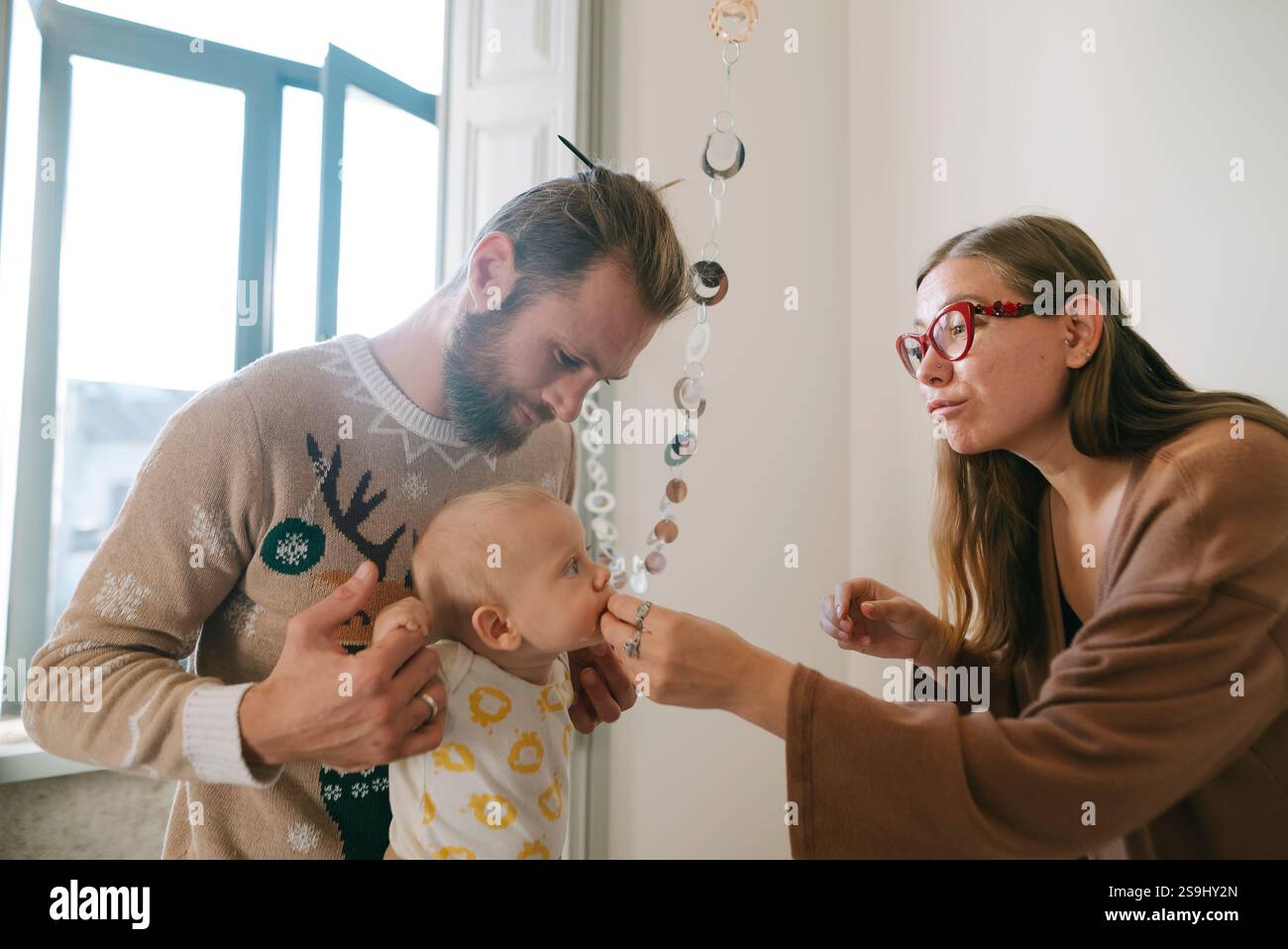 Cherishing Family Bonding Moments Enjoying Playful Interactions with ...
