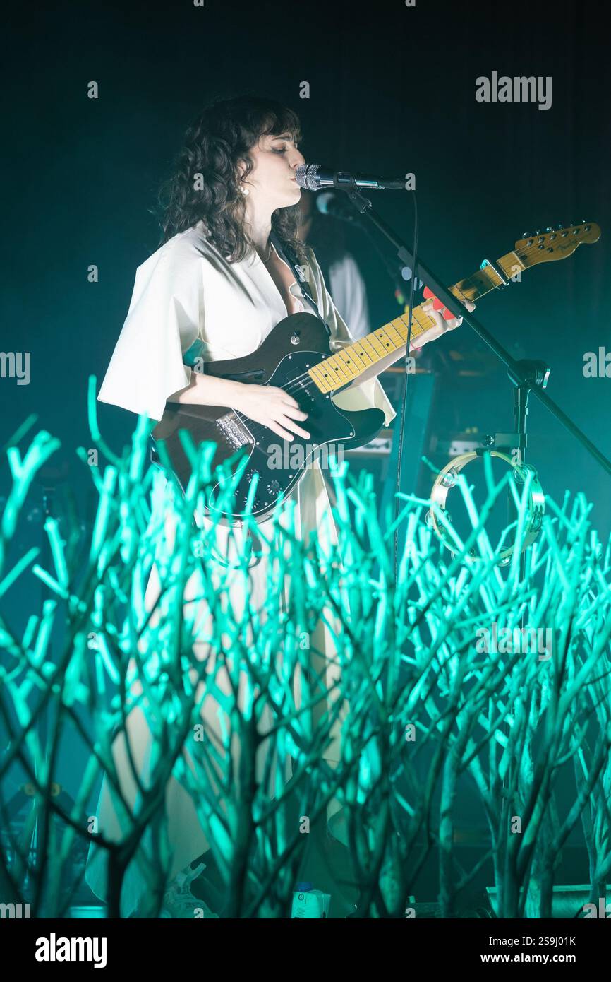 singer Sandra Merino performs in concert at Teatro Circo Price on ...