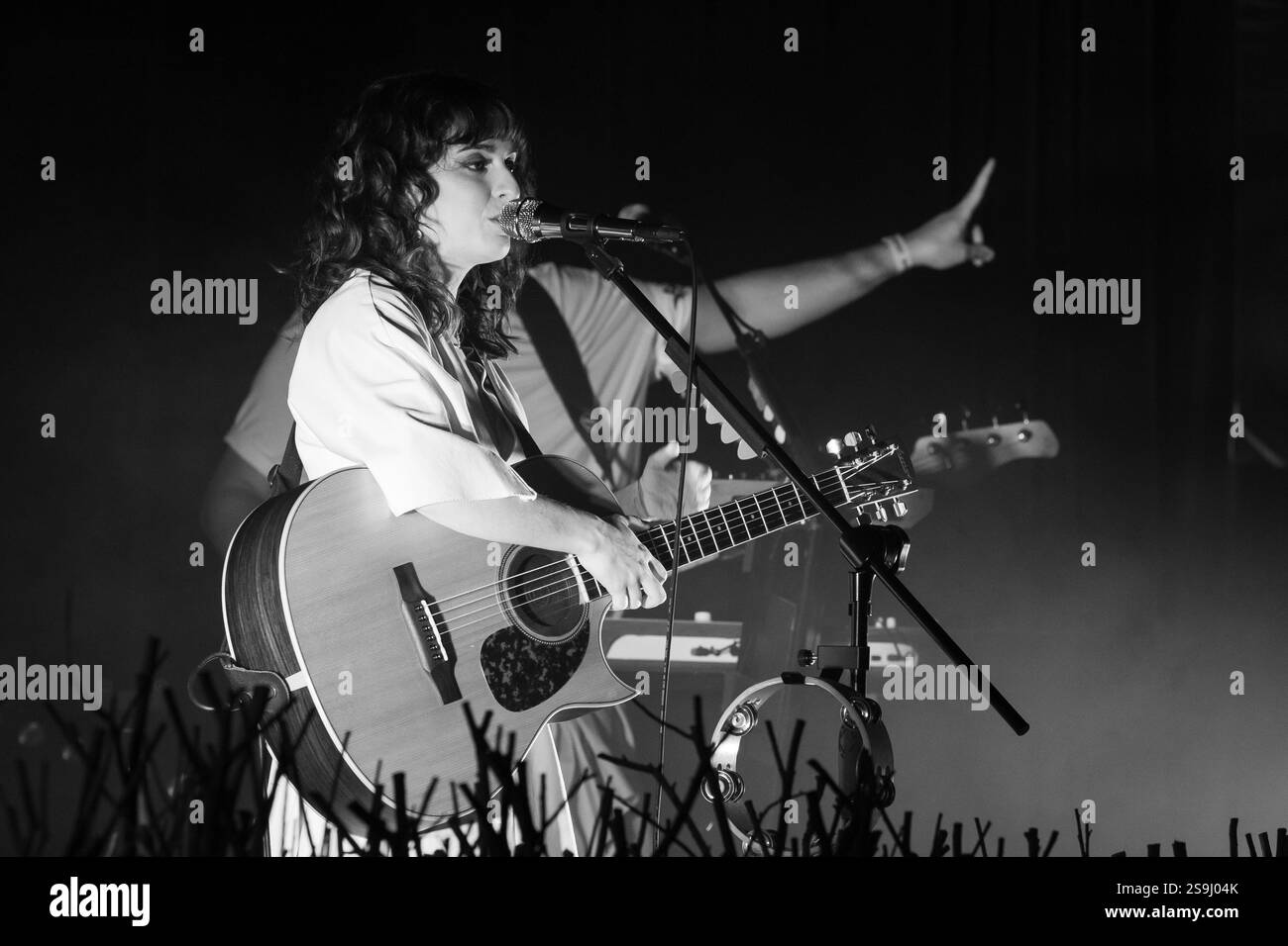 singer Sandra Merino performs in concert at Teatro Circo Price on ...