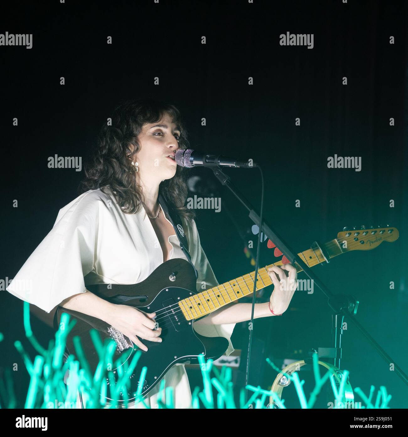 singer Sandra Merino performs in concert at Teatro Circo Price on ...