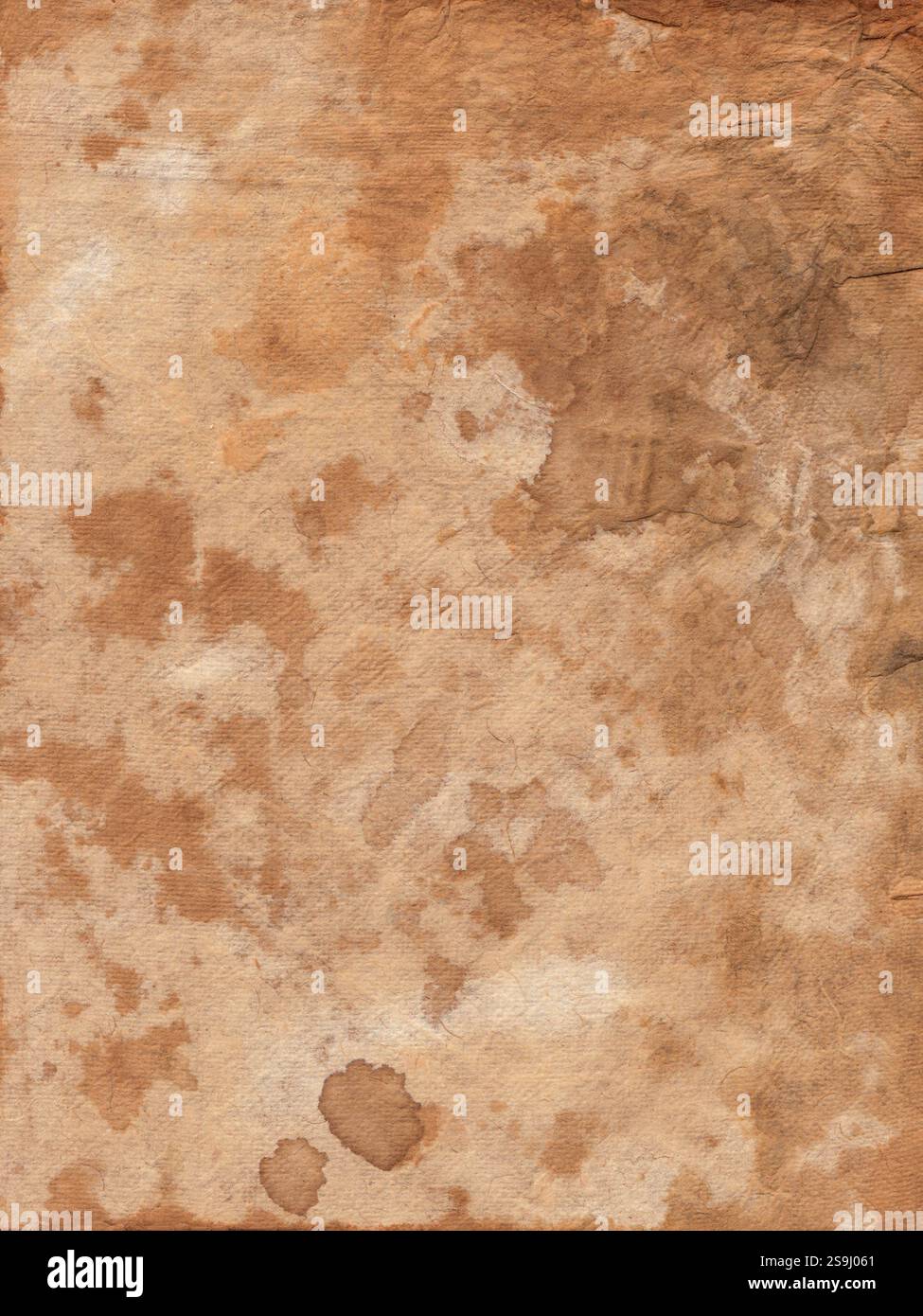 Hand painted vintage style parchment paper texture, background or ...