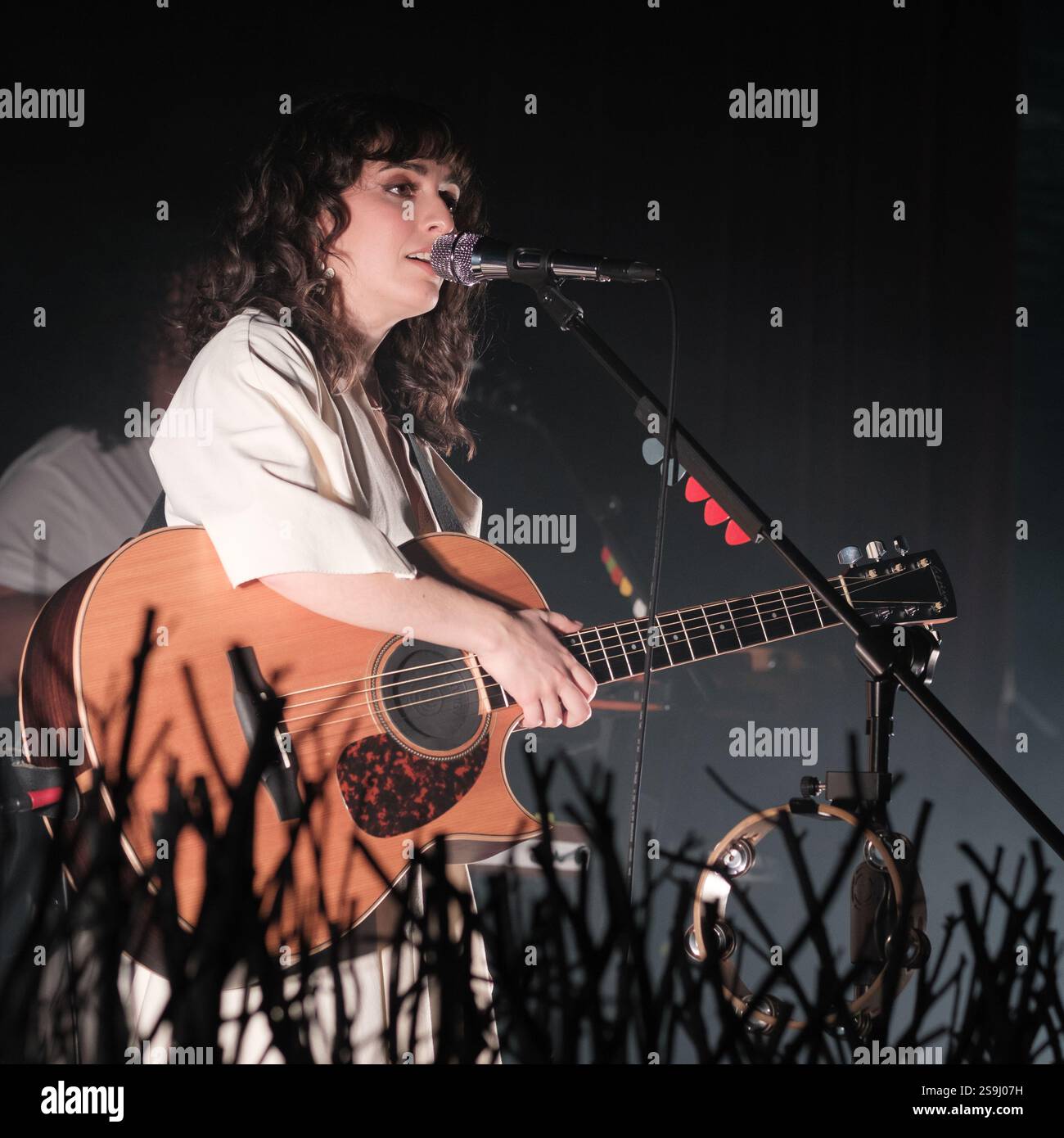 singer Sandra Merino performs in concert at Teatro Circo Price on ...