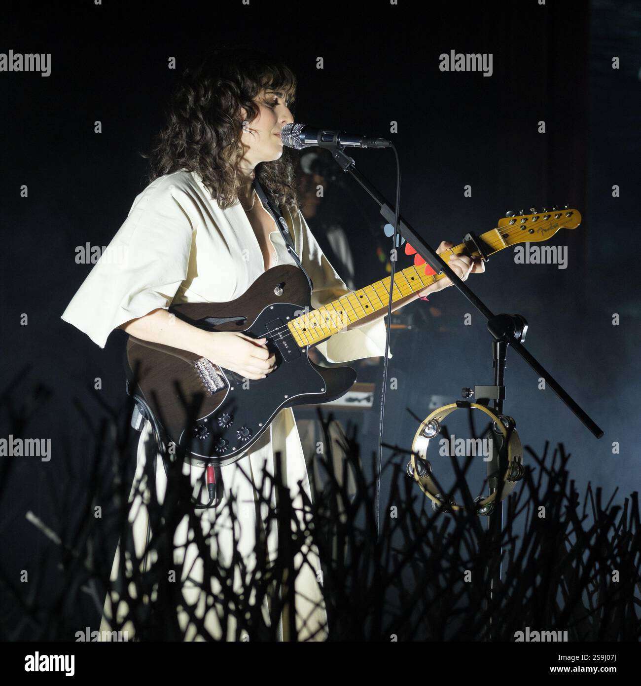 singer Sandra Merino performs in concert at Teatro Circo Price on ...