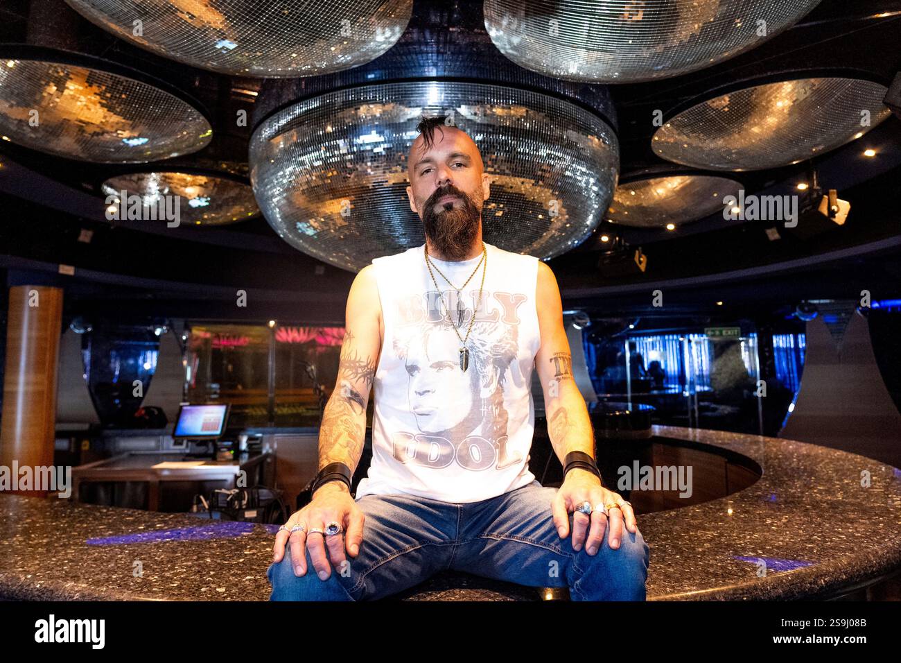 Jessie Leach poses on board the Carnival Magic during day five of the ...