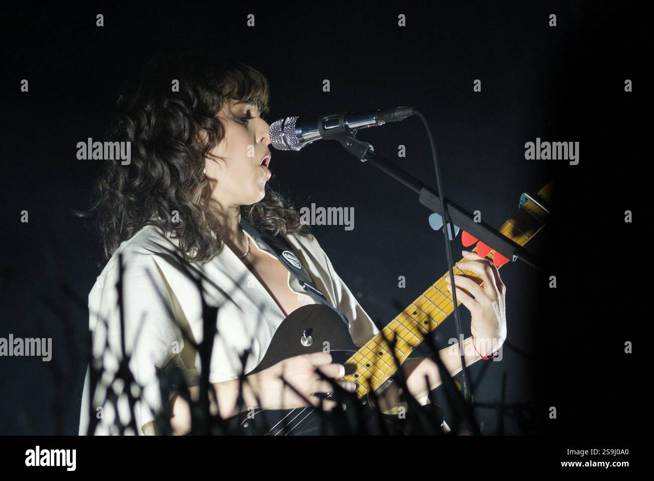 singer Sandra Merino performs in concert at Teatro Circo Price on ...