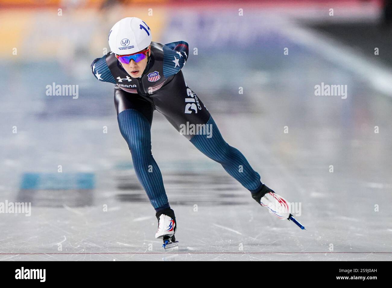 CALGARY, CANADA - JANUARY 26: Greta Myers of United States of America ...