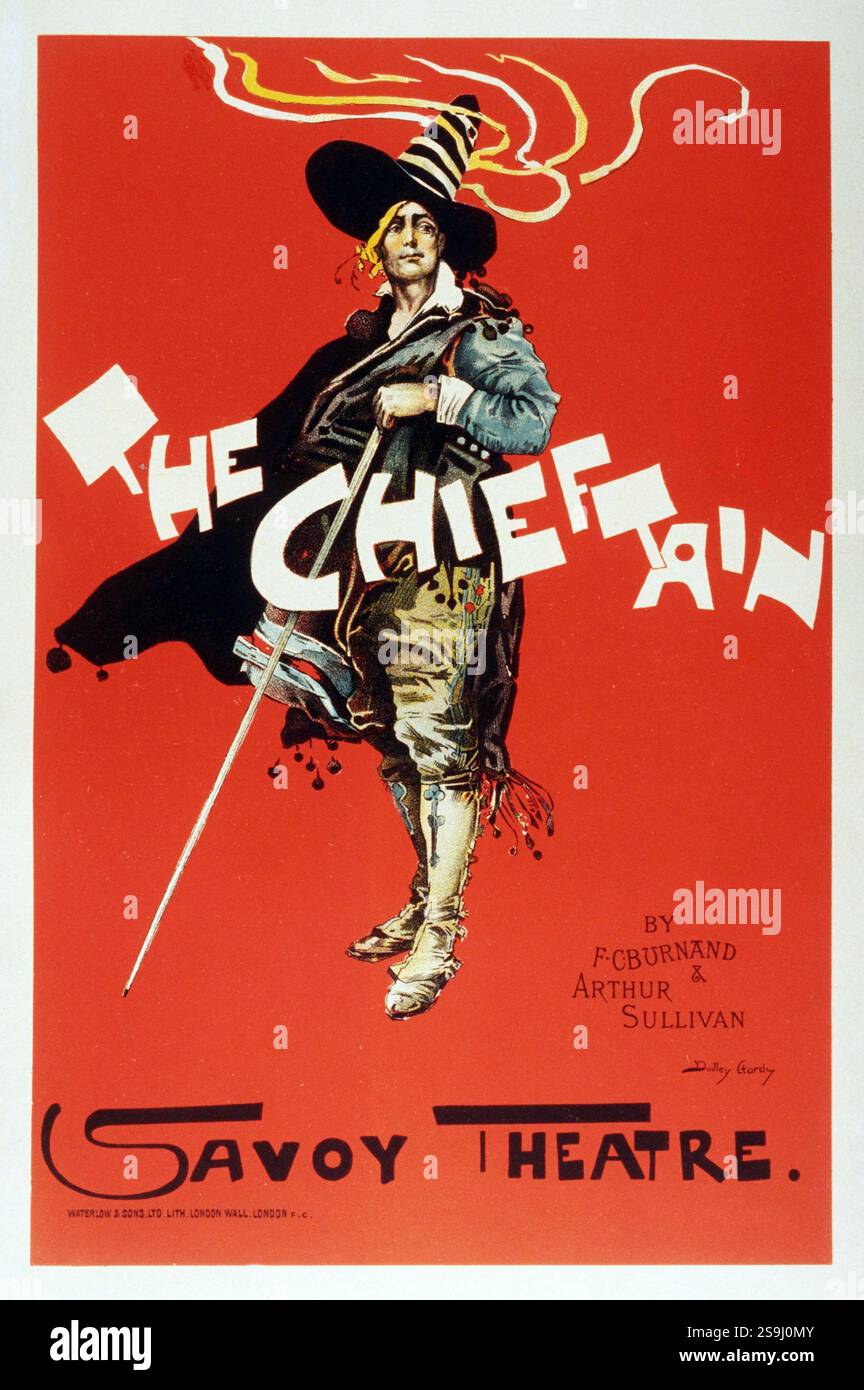 The Chieftain poster, two-act comic opera by Arthur Sullivan and F. C ...
