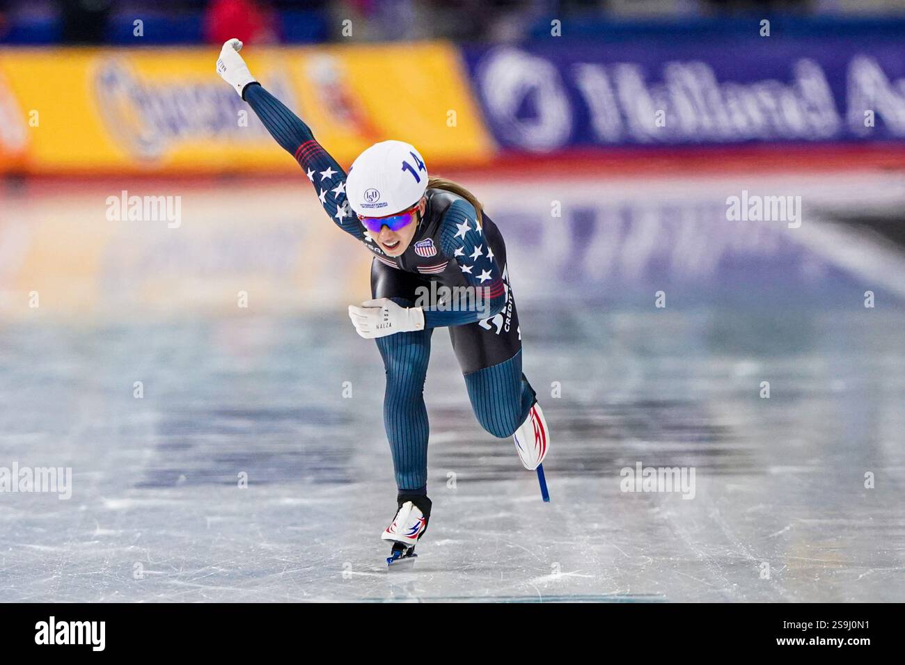 CALGARY, CANADA - JANUARY 26: Greta Myers of United States of America ...