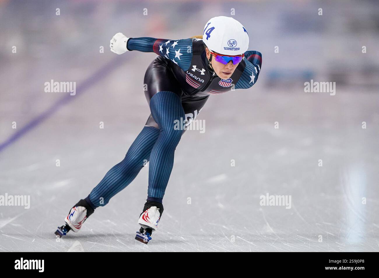 CALGARY, CANADA - JANUARY 26: Greta Myers of United States of America ...
