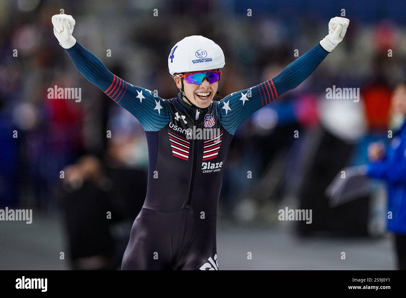 CALGARY, CANADA - JANUARY 26: Greta Myers of United States of America ...