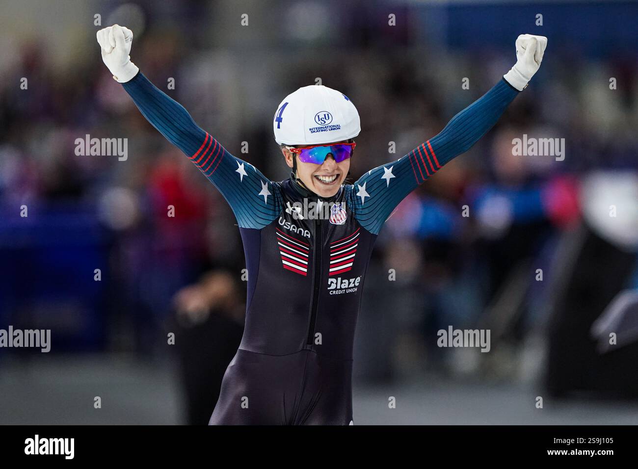 CALGARY, CANADA - JANUARY 26: Greta Myers of United States of America ...