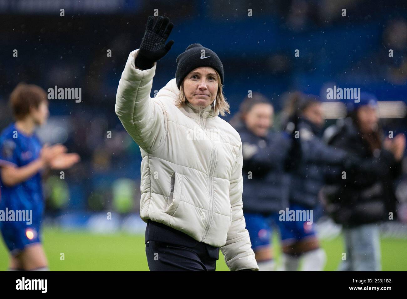 LONDON, ENGLAND - JANUARY 26: Sonia Bompastor Manager of Chelsea Women ...
