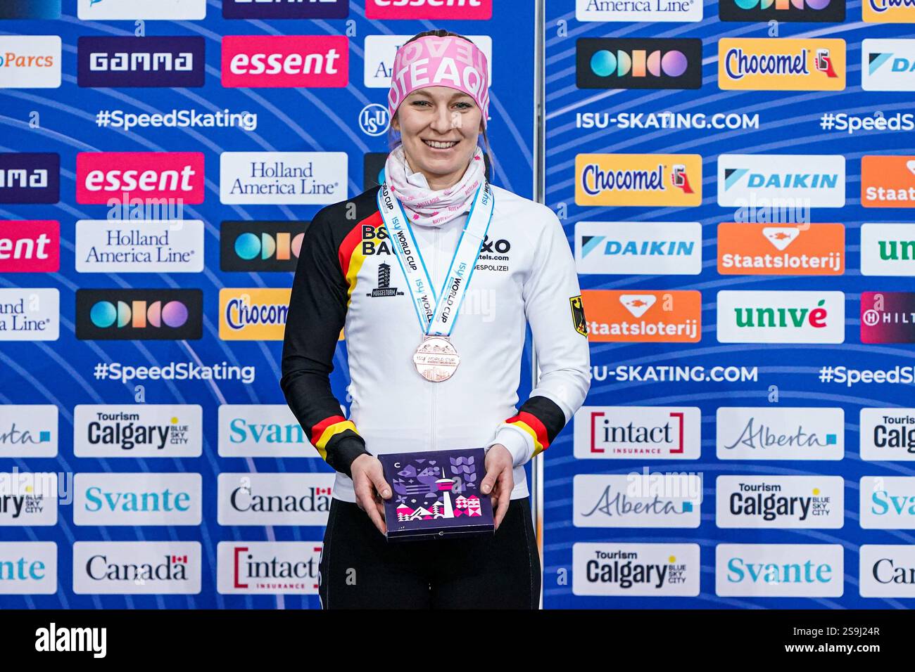 CALGARY, CANADA - JANUARY 26: Michelle Uhrig of Germany competing ...