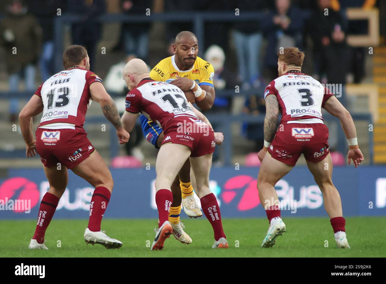 Leeds, UK. 26th Jan, 2025. AMT Headingley Rugby Stadium, Leeds, West ...