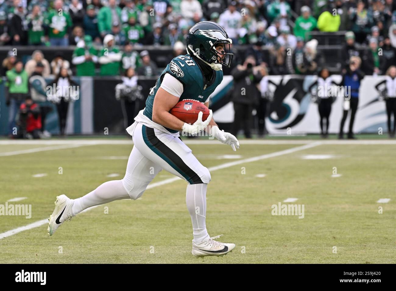 January 26, 2025, Philadelphia PA; Philadelphia Eagles running back ...