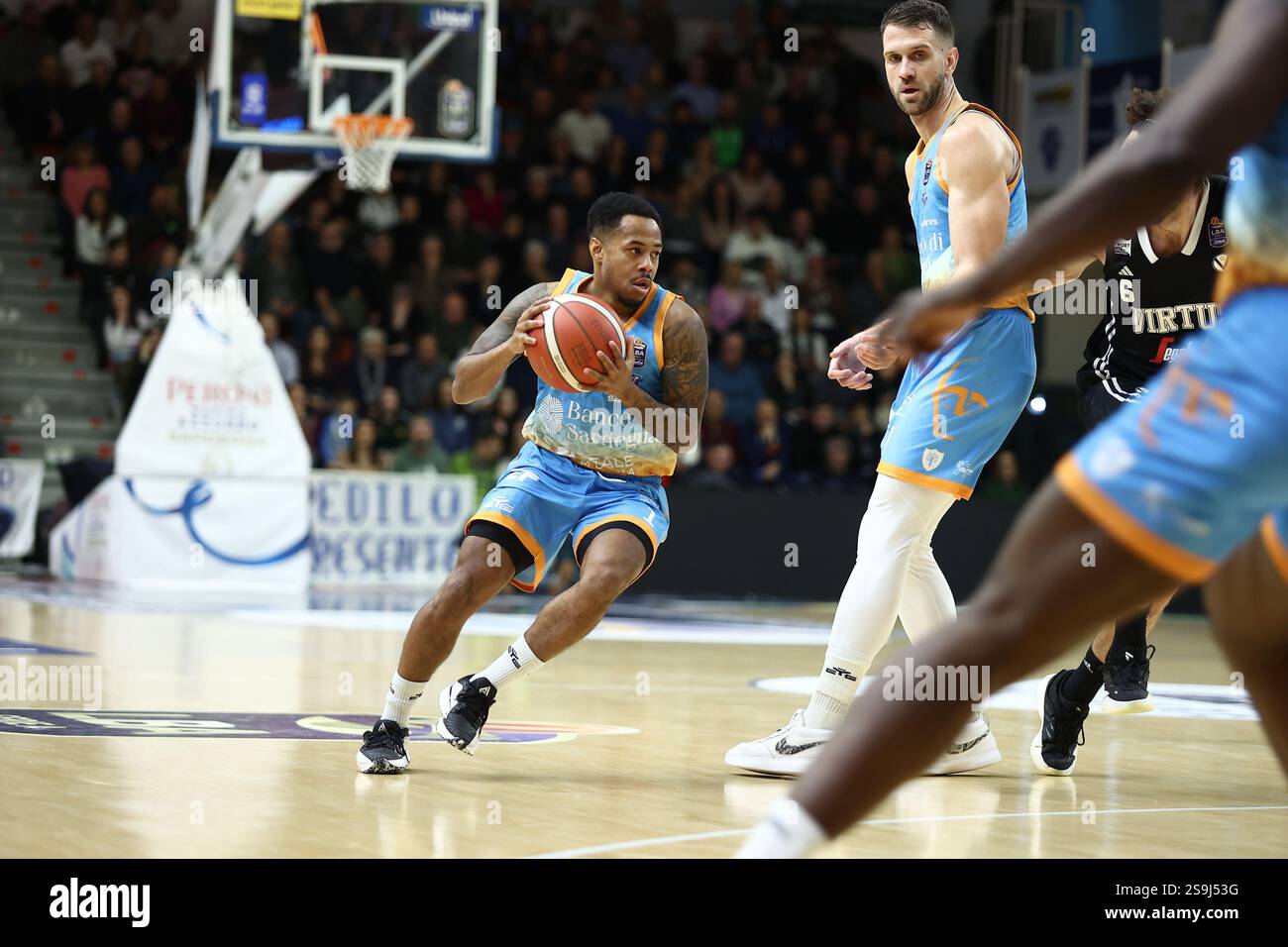 Justin Bibbins (Banco di Sardegna Sassari) during Banco di Sardegna ...