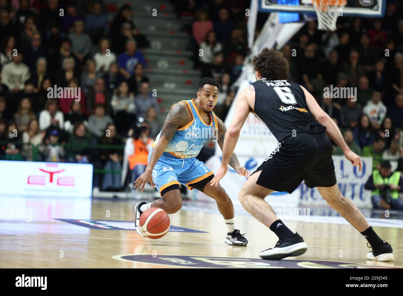 Justin Bibbins (Banco di Sardegna Sassari) during Banco di Sardegna ...