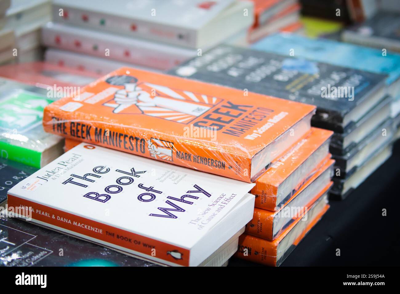 One of the books at the 56th Cairo International Book Fair in Cairo, Egypt, on January 26, 2025 ...