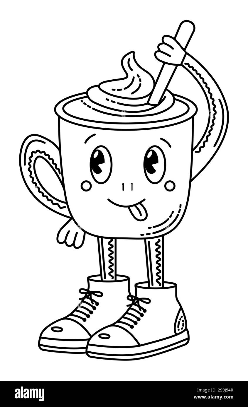 70s black white groovy Black and White Stock Photos & Images - Alamy