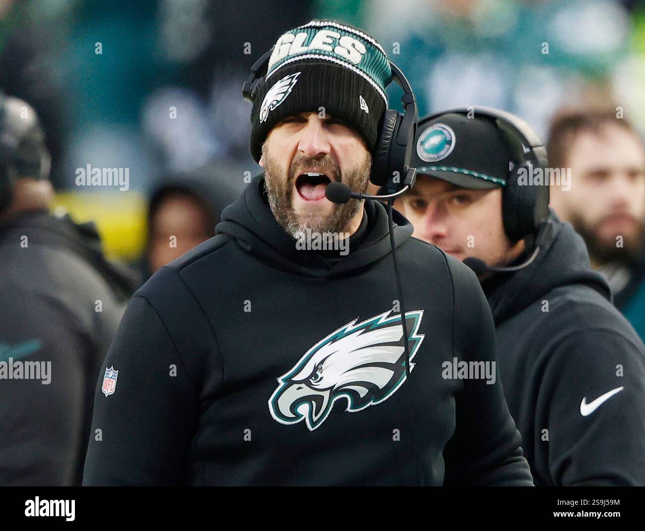 Philadelphia, United States. 26th Jan, 2025. Philadelphia Eagles head ...