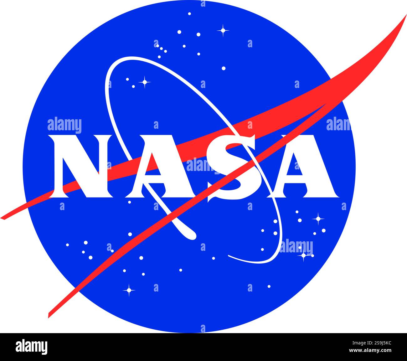 The NASA Logo is Public Domain. Official NASA logo Stock Vector Image ...