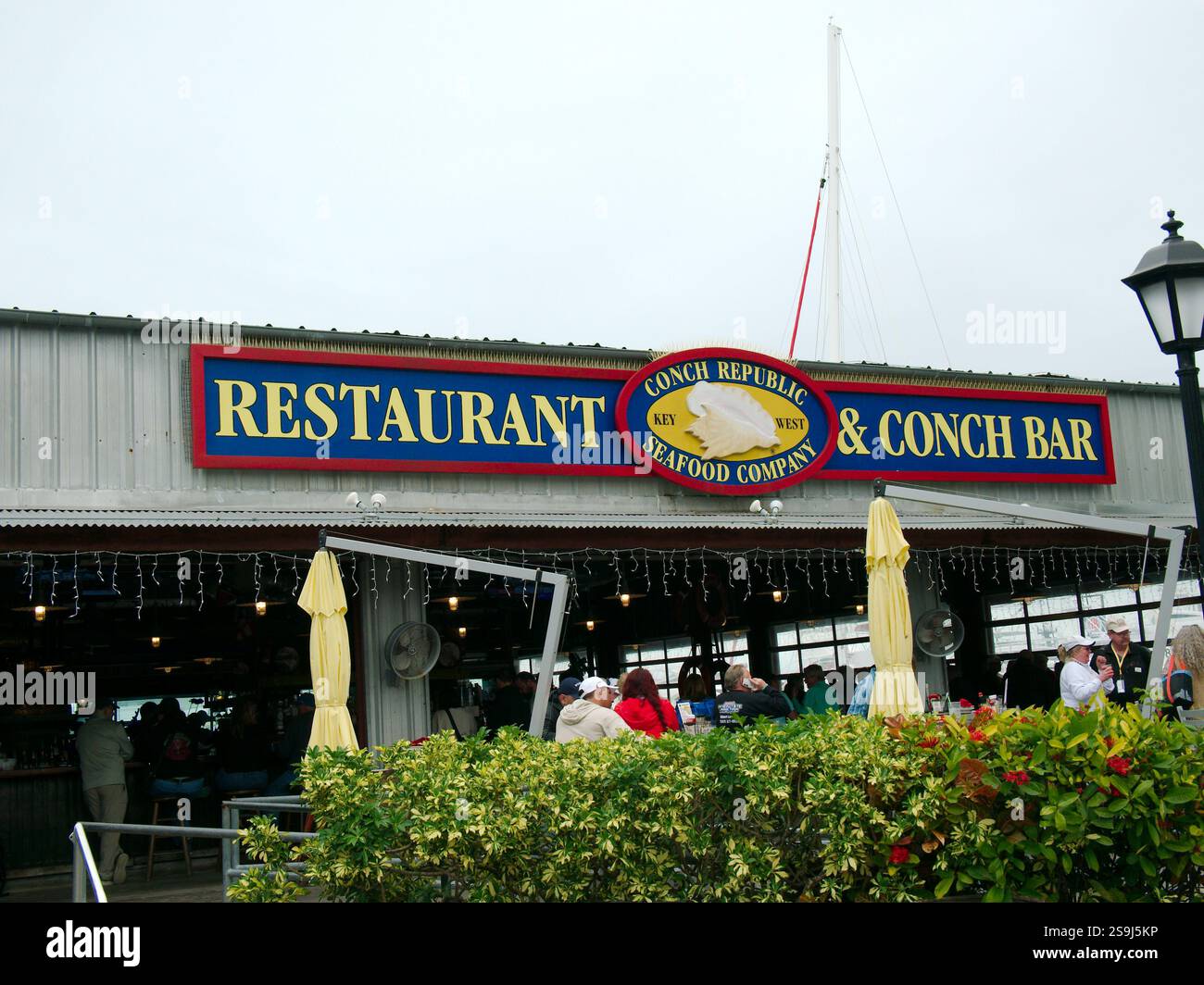 Conch Republic Seafood Company sign Located in Key West's Historic ...