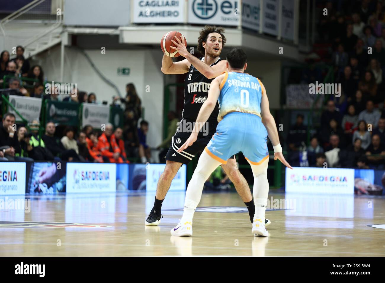 Alessandro Pajola (Virtus Segafredo Bologna) during Banco di Sardegna ...