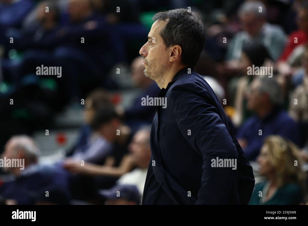 Massimo Bulleri (Banco di Sardegna Sassari) during Banco di Sardegna ...