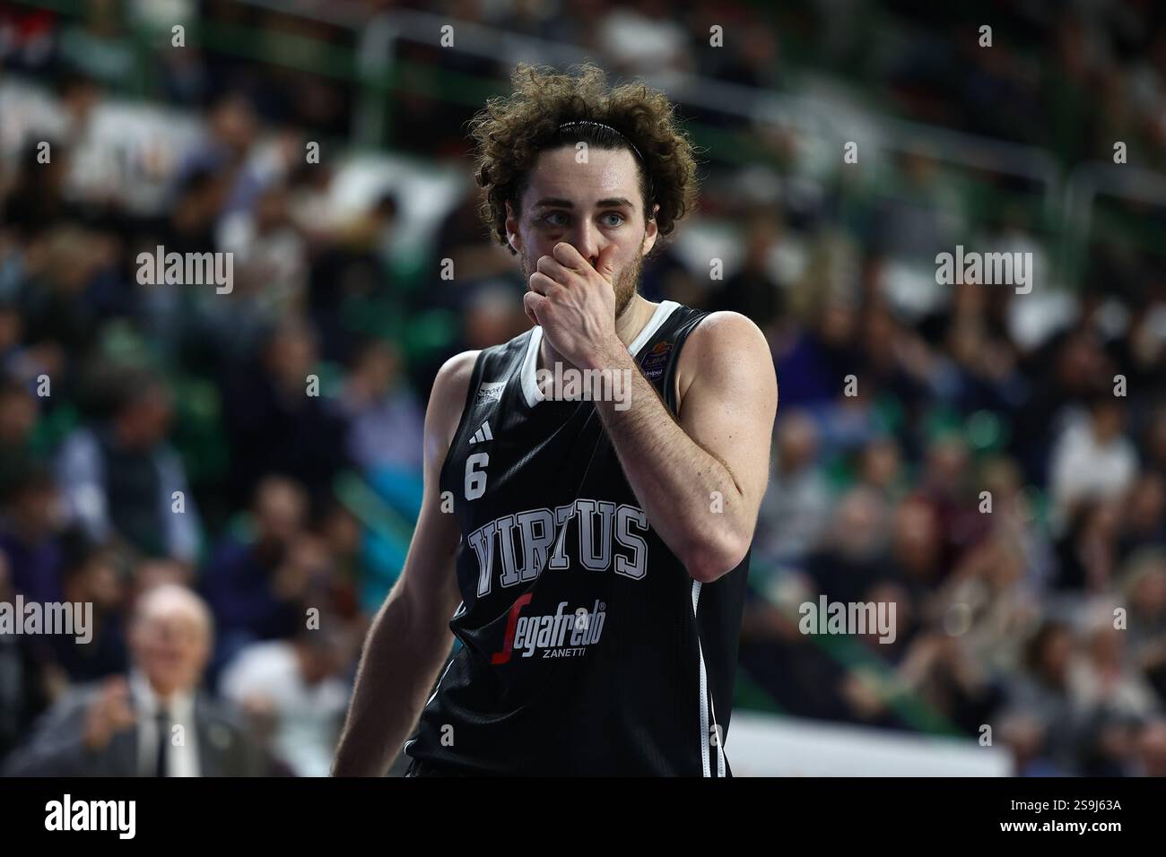 Alessandro Pajola (Virtus Segafredo Bologna) during Banco di Sardegna ...