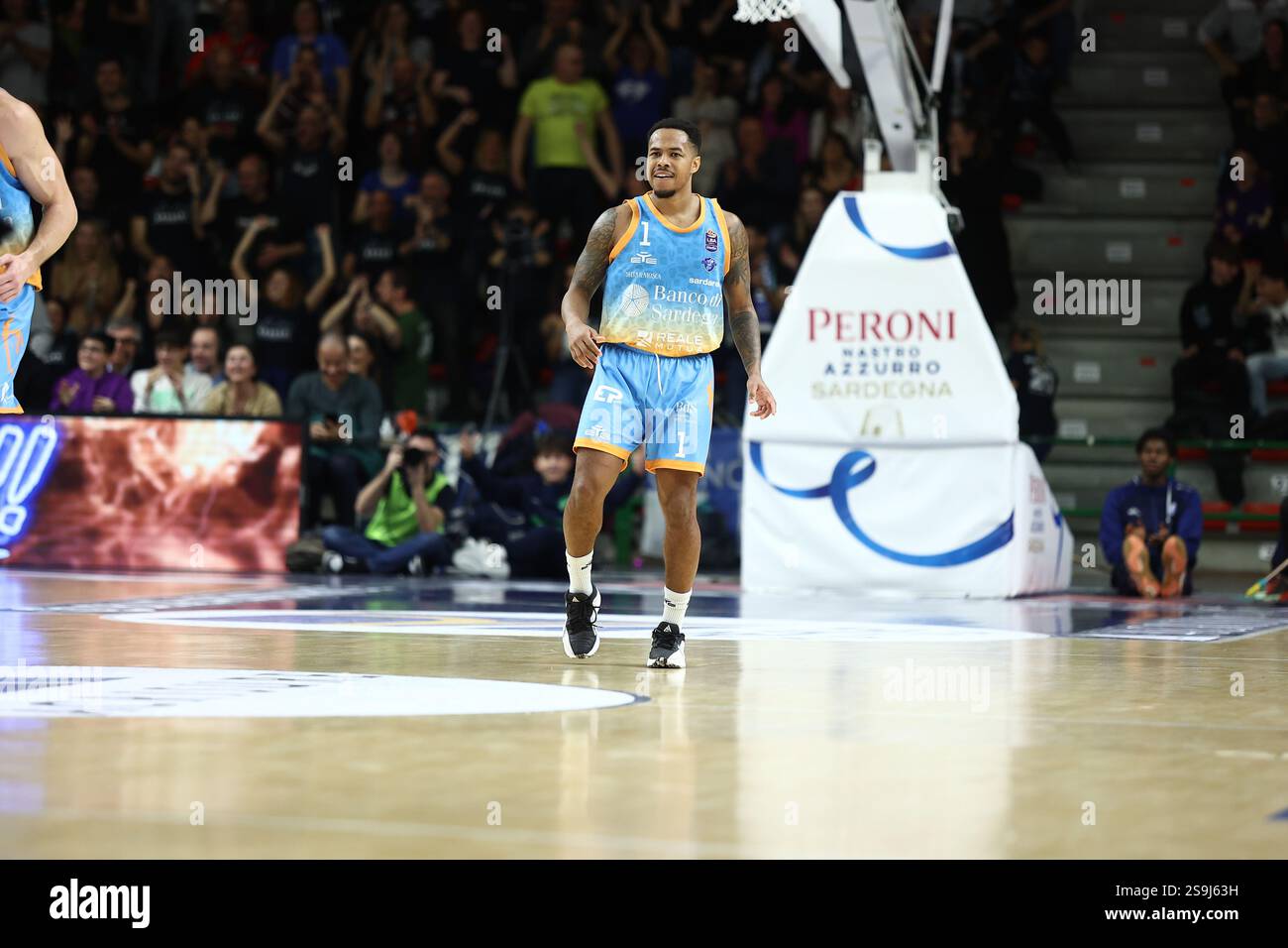 Justin Bibbins (Banco di Sardegna Sassari) during Banco di Sardegna ...