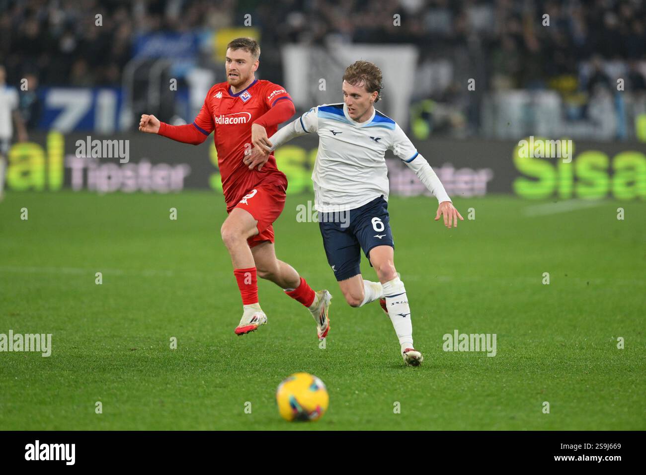 26th January 2025, Stadio Olimpico, Rome, Italy; Italian Serie A Football; Lazio versus ...