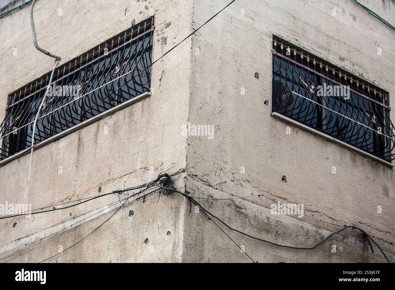 A house of the two-and-a-half-year-old girl, Laila Al-Khatib, is ...