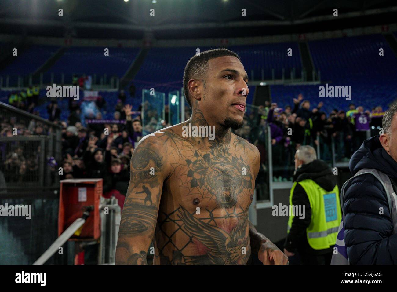 Michael Folorunsho of ACF Fiorentina during SS Lazio vs ACF Fiorentina ...