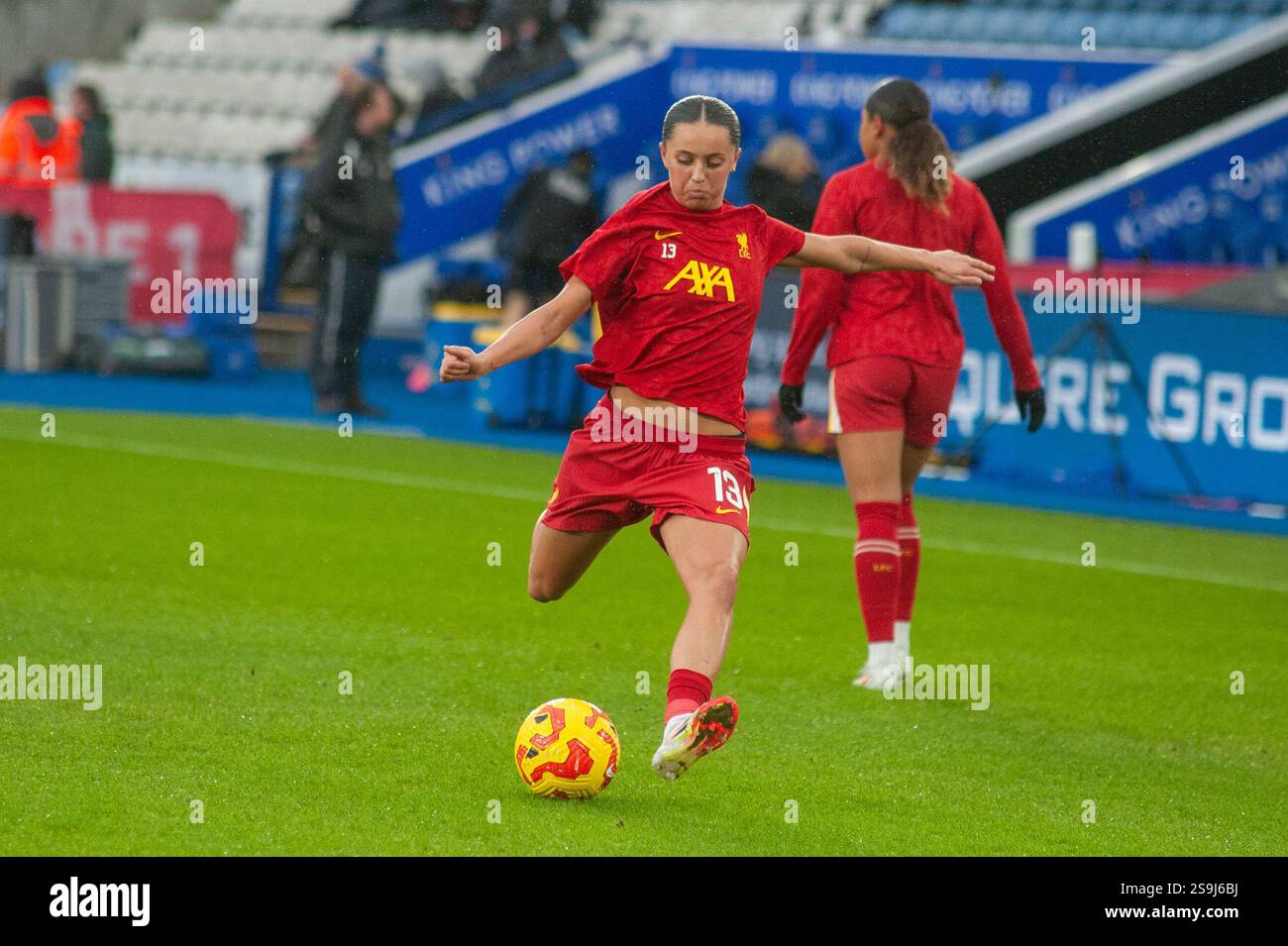 Leicester, England, 26th January 2025 Mia Enderby (13 Liverpool ...