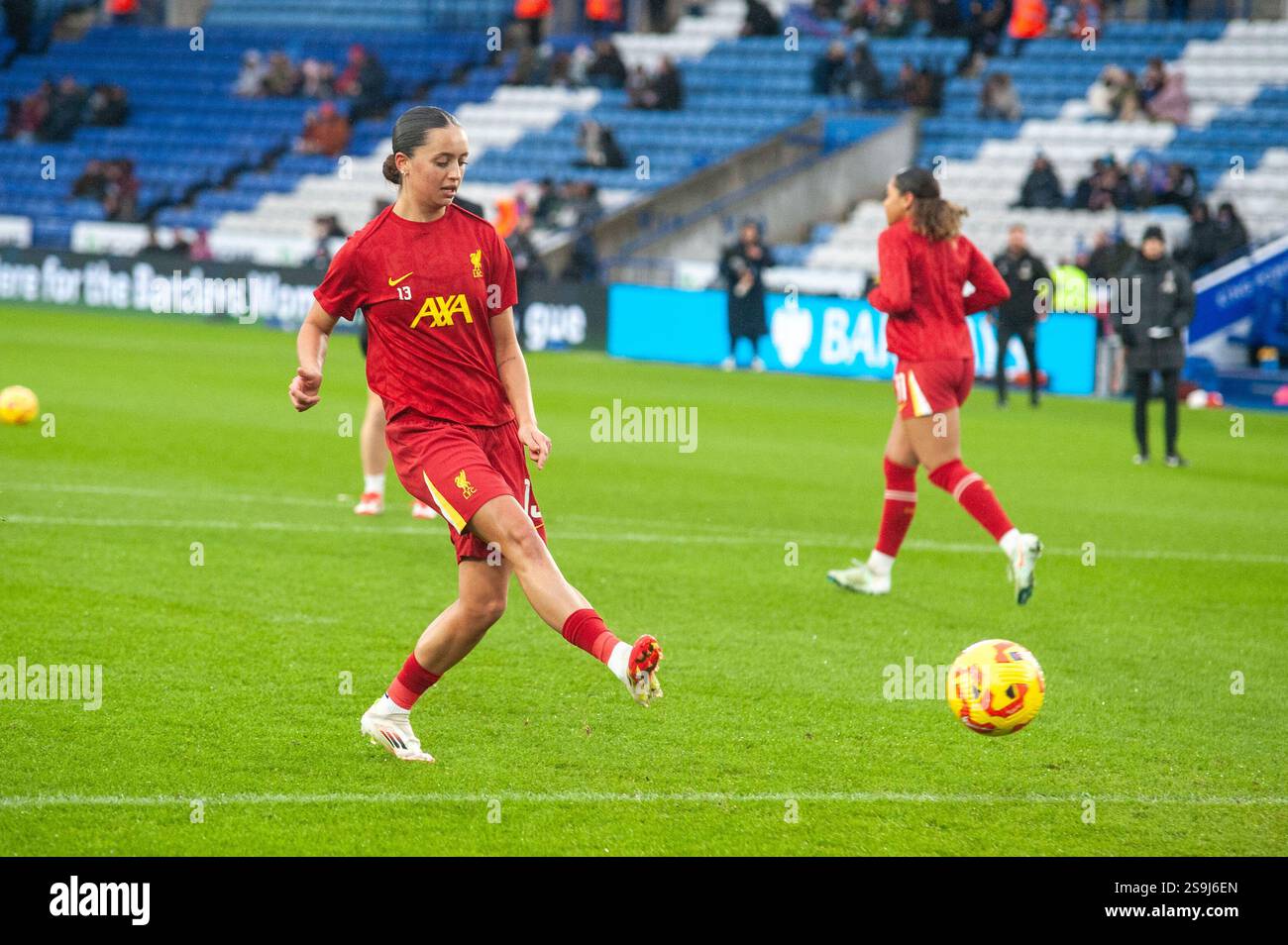 Leicester, England, 26th January 2025 Mia Enderby (13 Liverpool ...