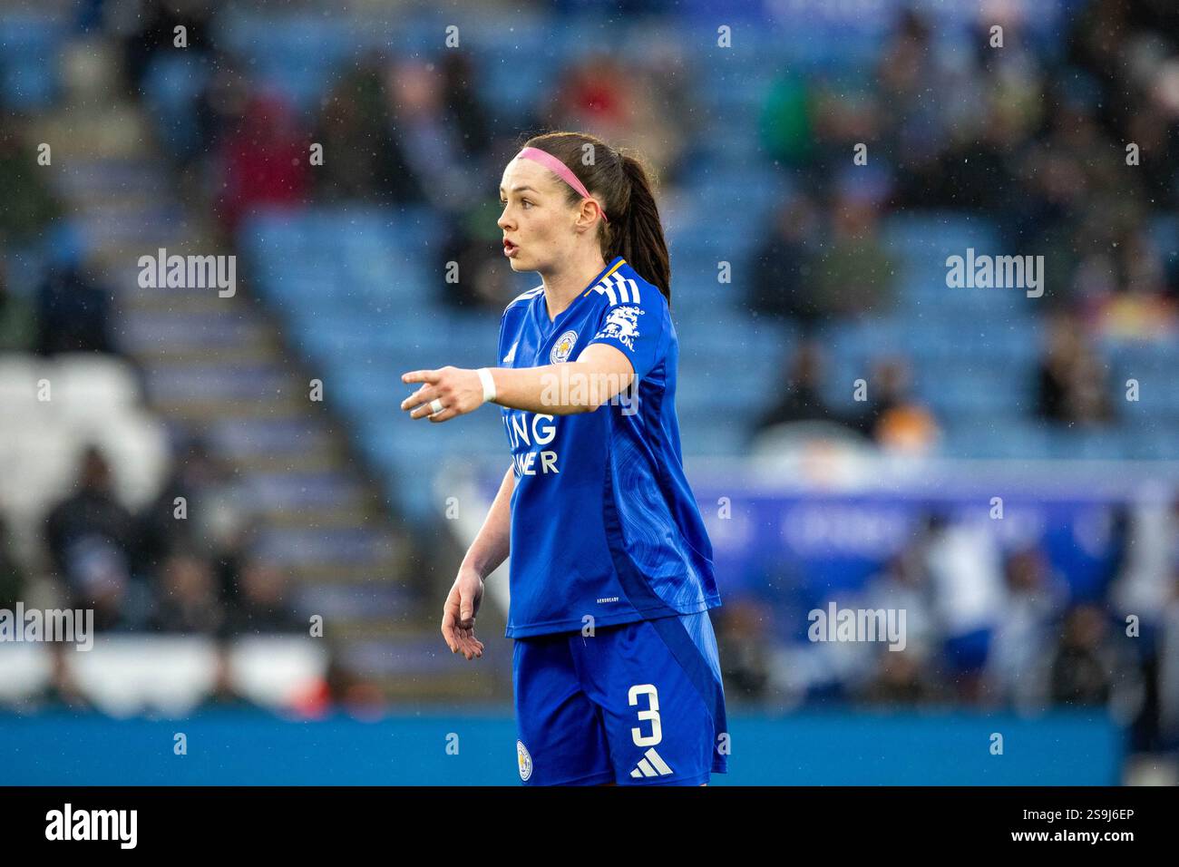 Leicester, England, 26th January 2025 Headshot of Sam Tierney (3 ...